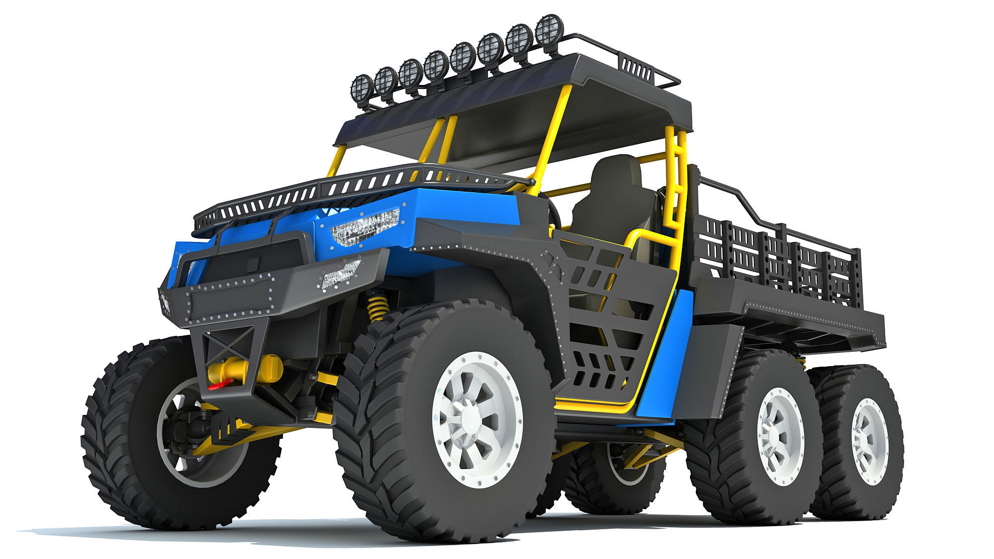 UTV Utility Terrain Vehicle 3D model | CGTrader