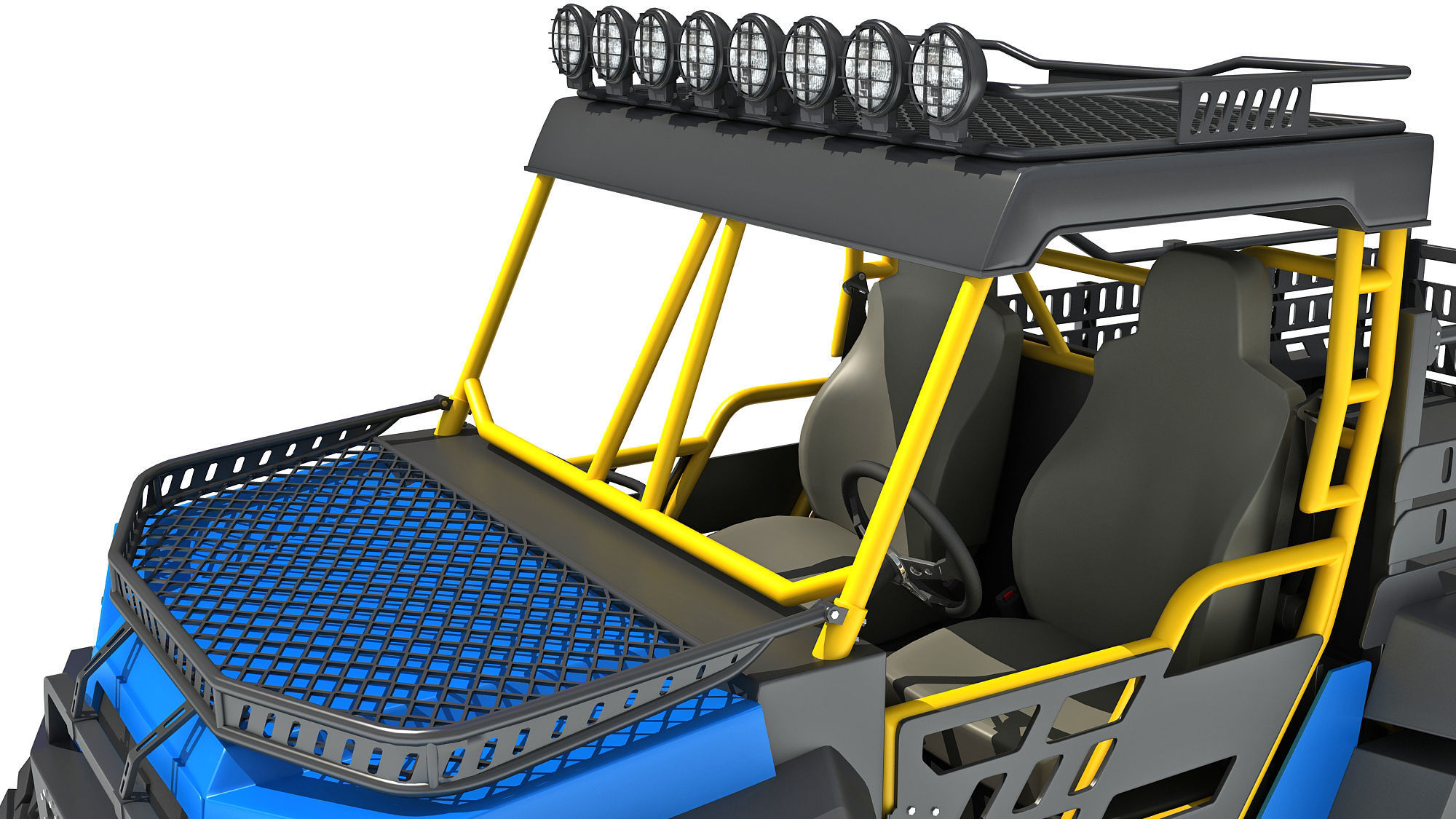 UTV Utility Terrain Vehicle 3D model | CGTrader