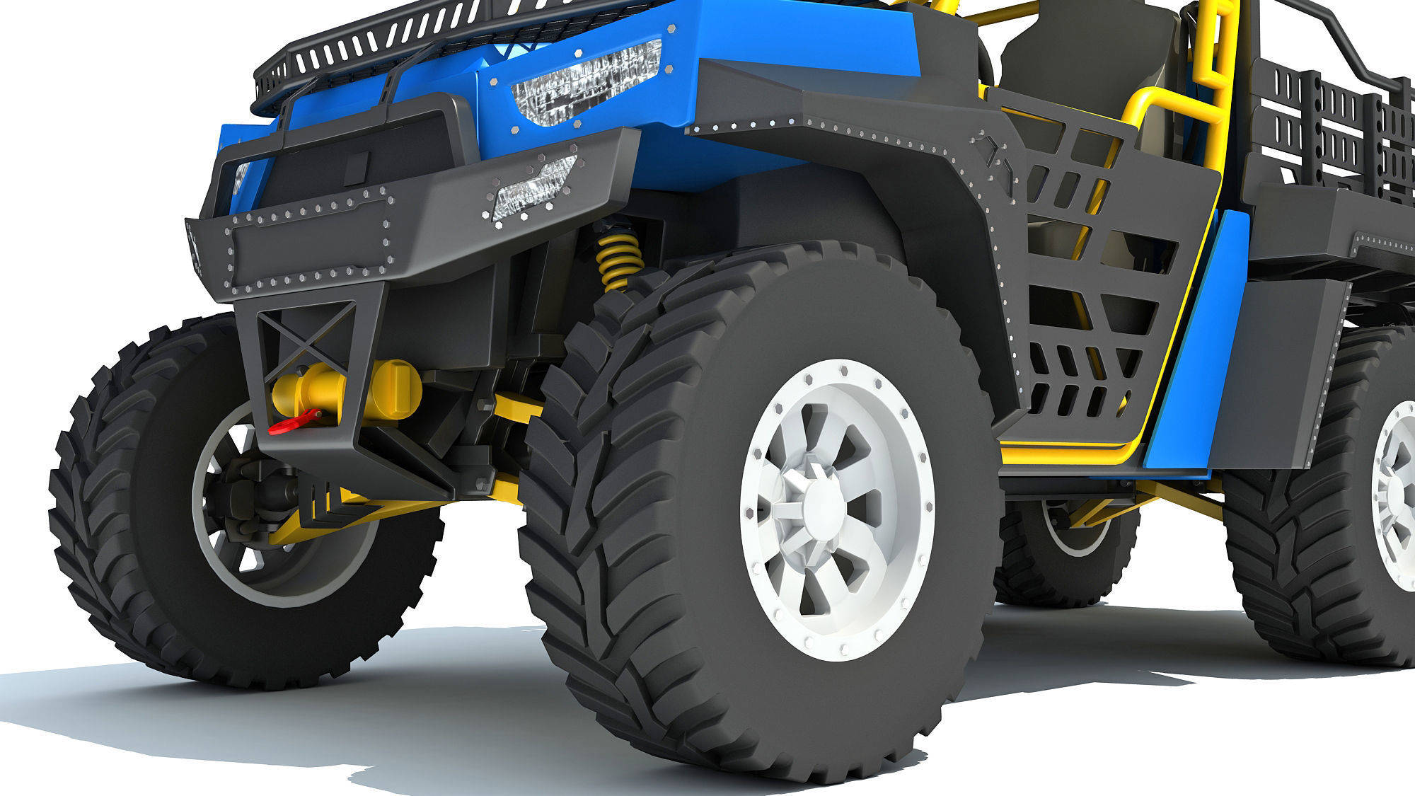 UTV Utility Terrain Vehicle 3D model | CGTrader
