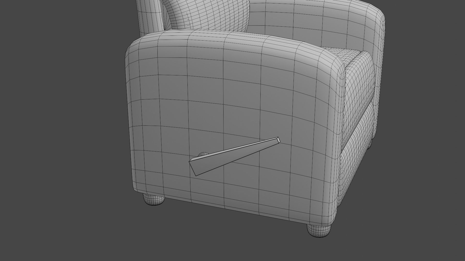 3D model Leather Recliner Chair VR / AR / low-poly | CGTrader