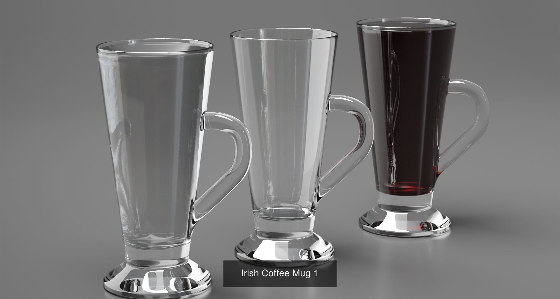 Big Fat Glass set 3D Model Collection | CGTrader