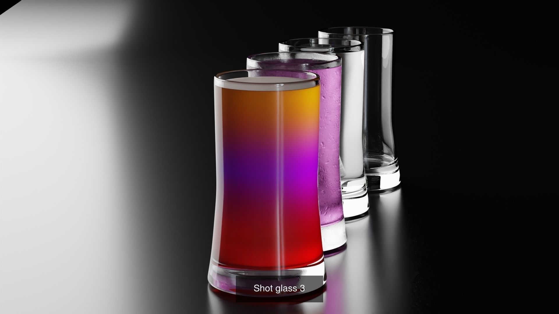 Big Fat Glass set 3D Model Collection | CGTrader
