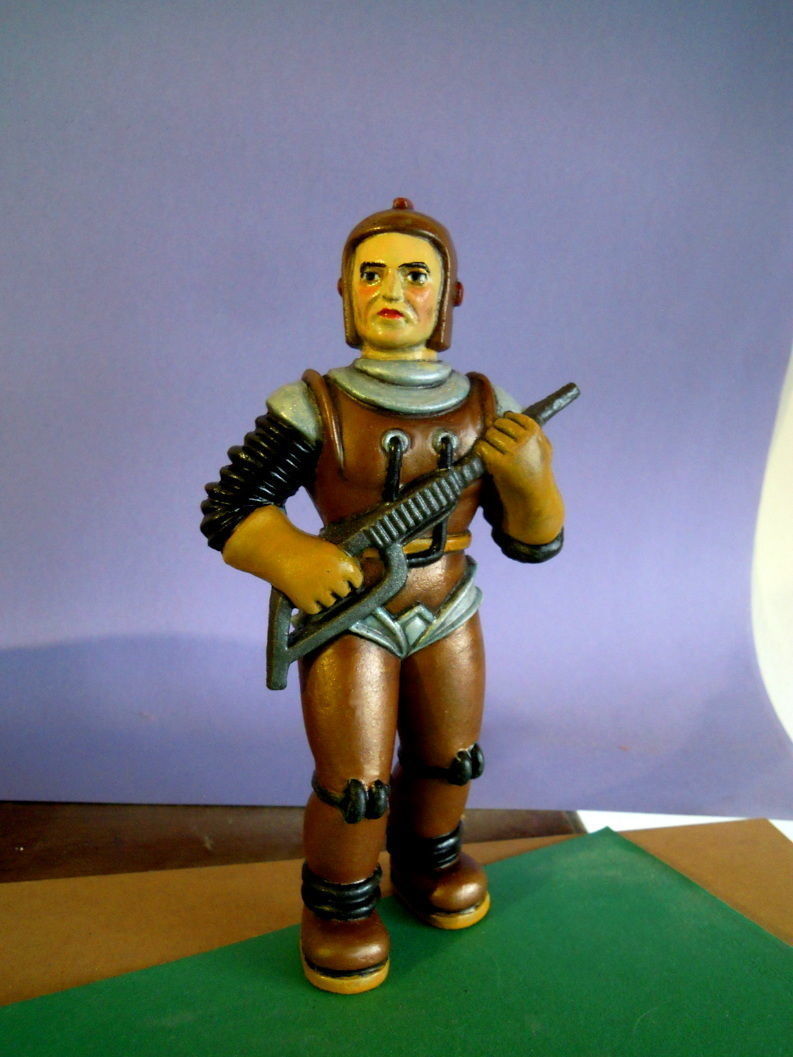 Vintage Italian spaceman figurine scan 3D model 3D printable | CGTrader
