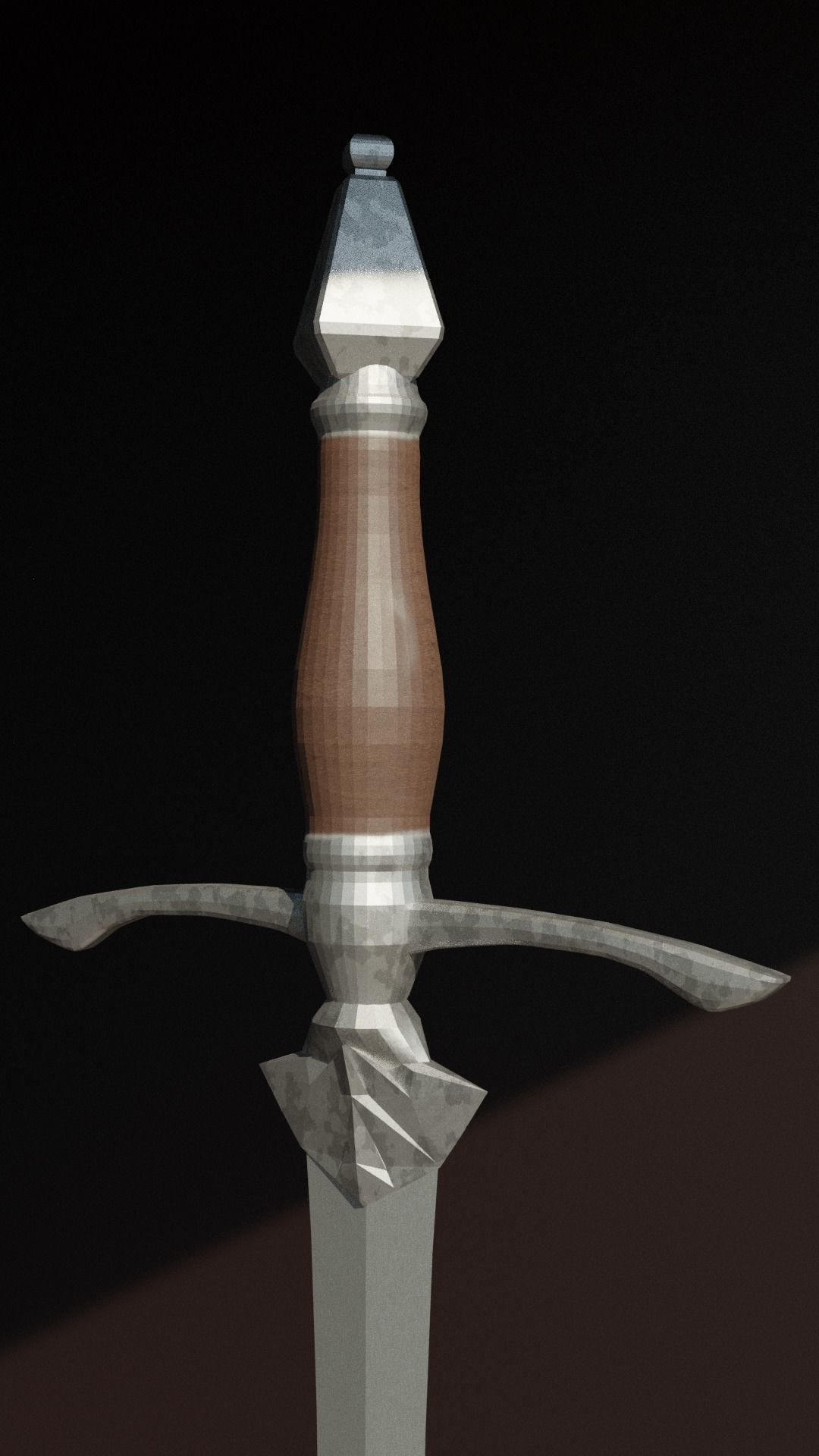 3D model Melee weapons sword Game Ready FBX Low-poly 3D model VR / AR ...