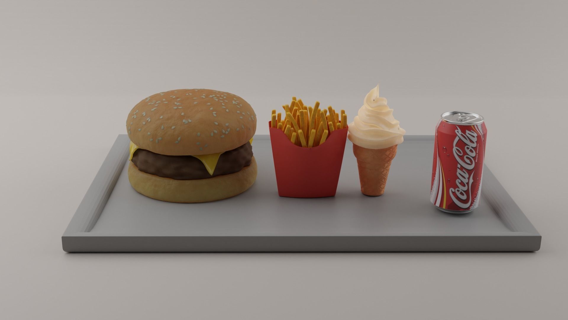 burger free 3D model | CGTrader