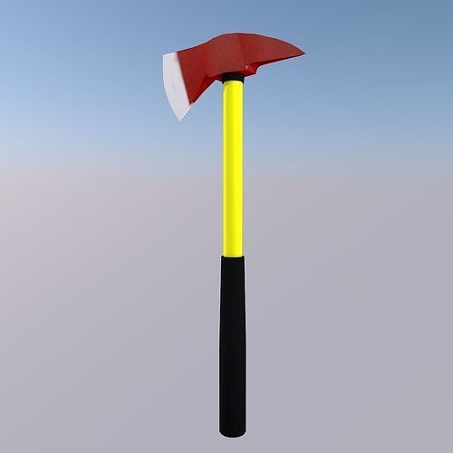 Fire Axe game ready PBR low poly free VR / AR / low-poly 3D model ...