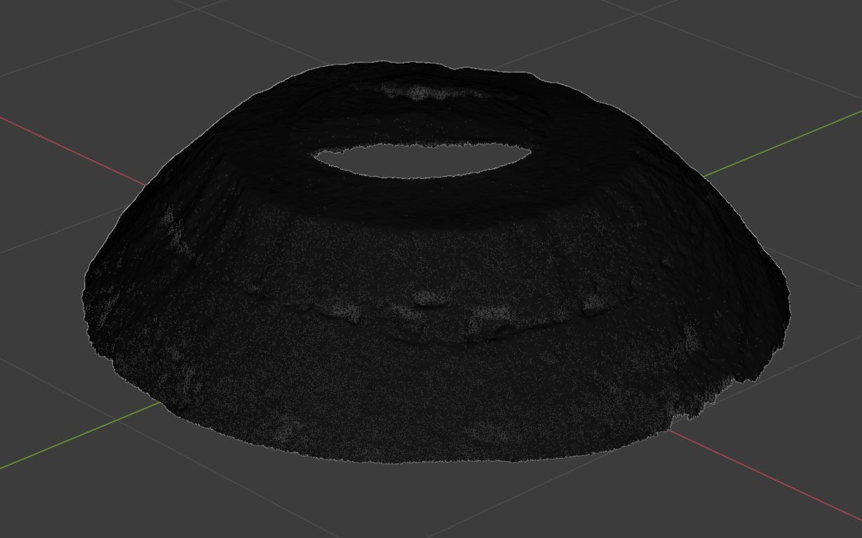 Round Concrete Block 3D model | CGTrader