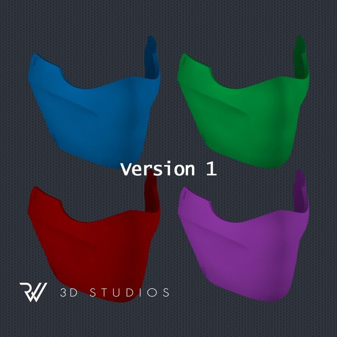 UMK3 Ninja Mask - STL File 3D model 3D printable | CGTrader
