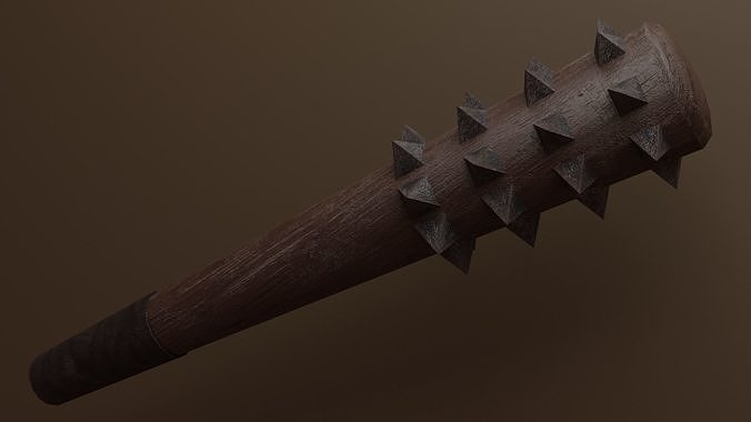 3D model Spiked club VR / AR / low-poly | CGTrader