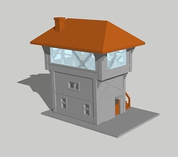 Signal Tower or Watch Tower by Outland Models 3D Printable 3D model 3D ...