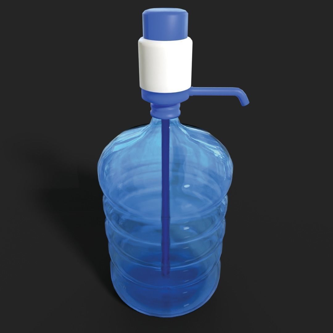 Manual Water Gallon Dispenser - Galon Air dan Dispenser Manual 3D model ...