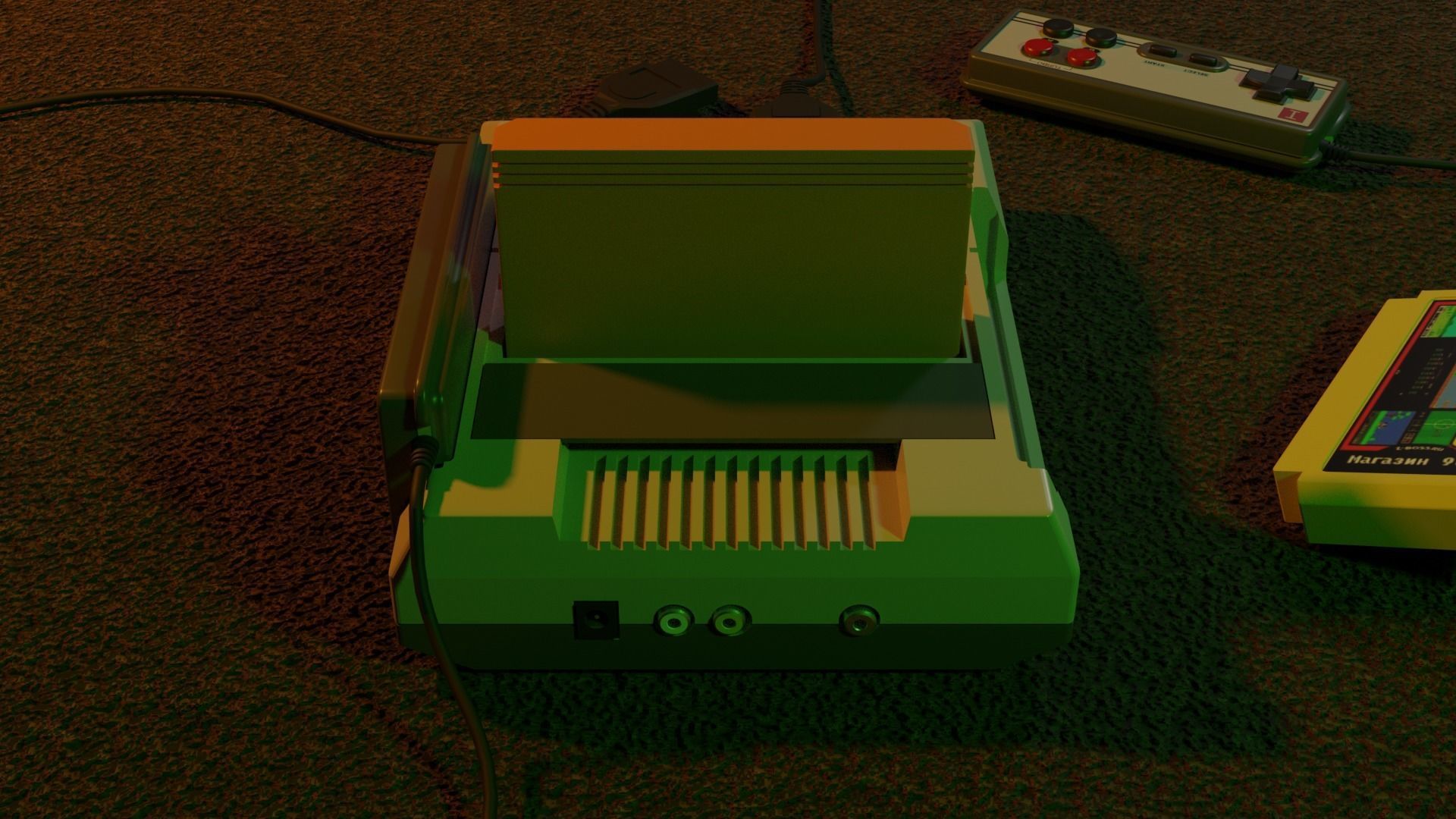 Retro Console 3D model free 3D model | CGTrader