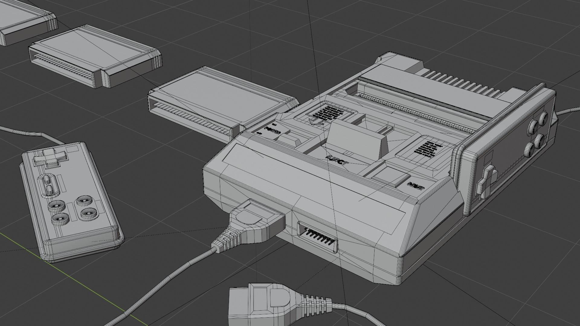 Retro Console 3D model free 3D model | CGTrader