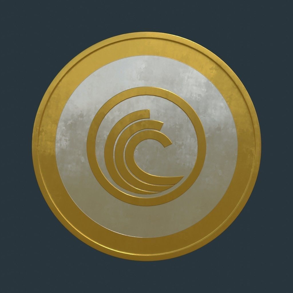 Bittorrent BTT - Cryptocurrency Coin 3D model | CGTrader