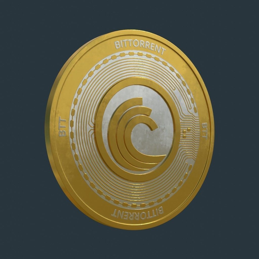 Bittorrent BTT - Cryptocurrency Coin 3D model | CGTrader