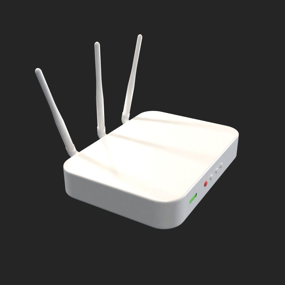 3D model WiFi Router VR / AR / low-poly | CGTrader