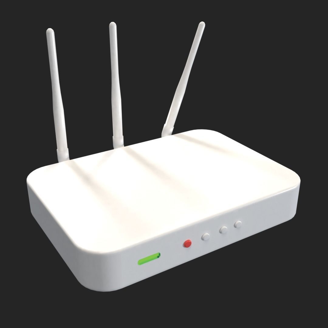 3D model WiFi Router VR / AR / low-poly | CGTrader