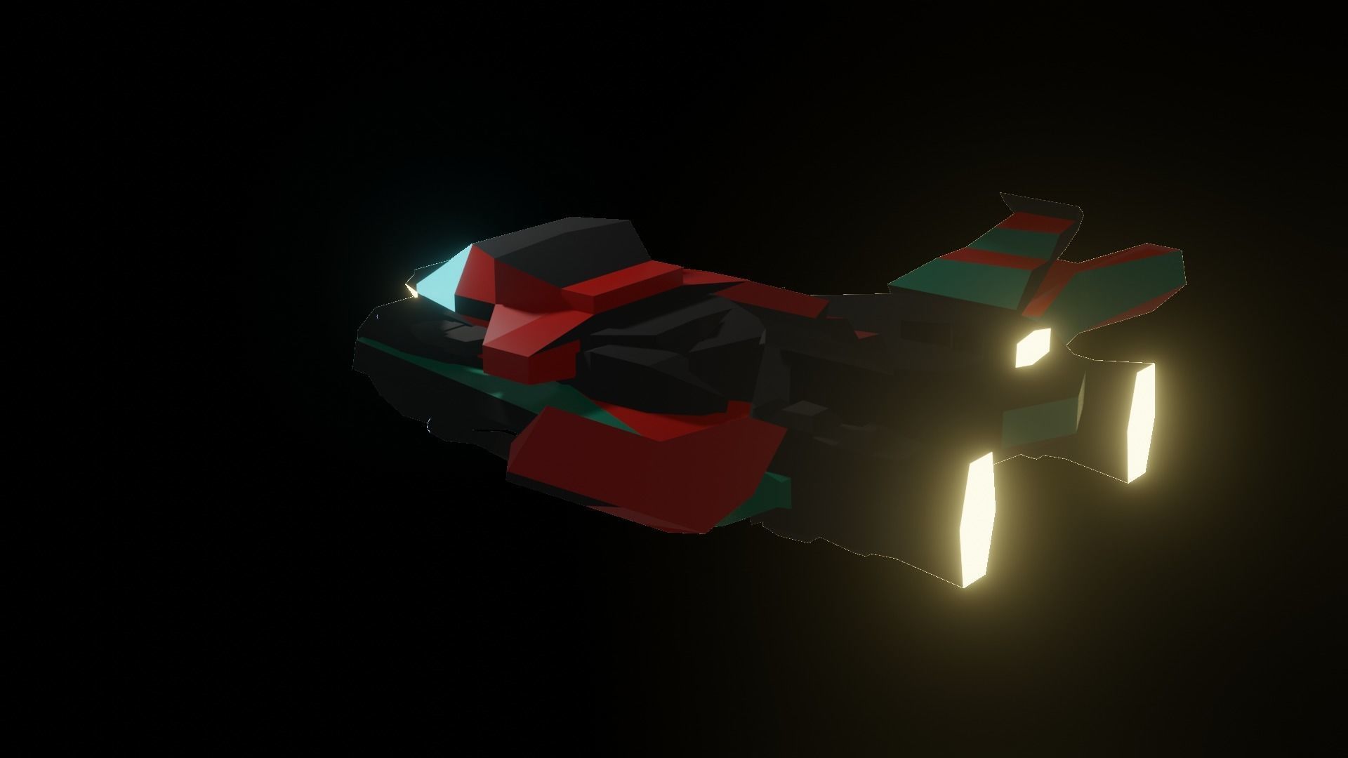 3D model TD SpaceShip VR / AR / low-poly | CGTrader