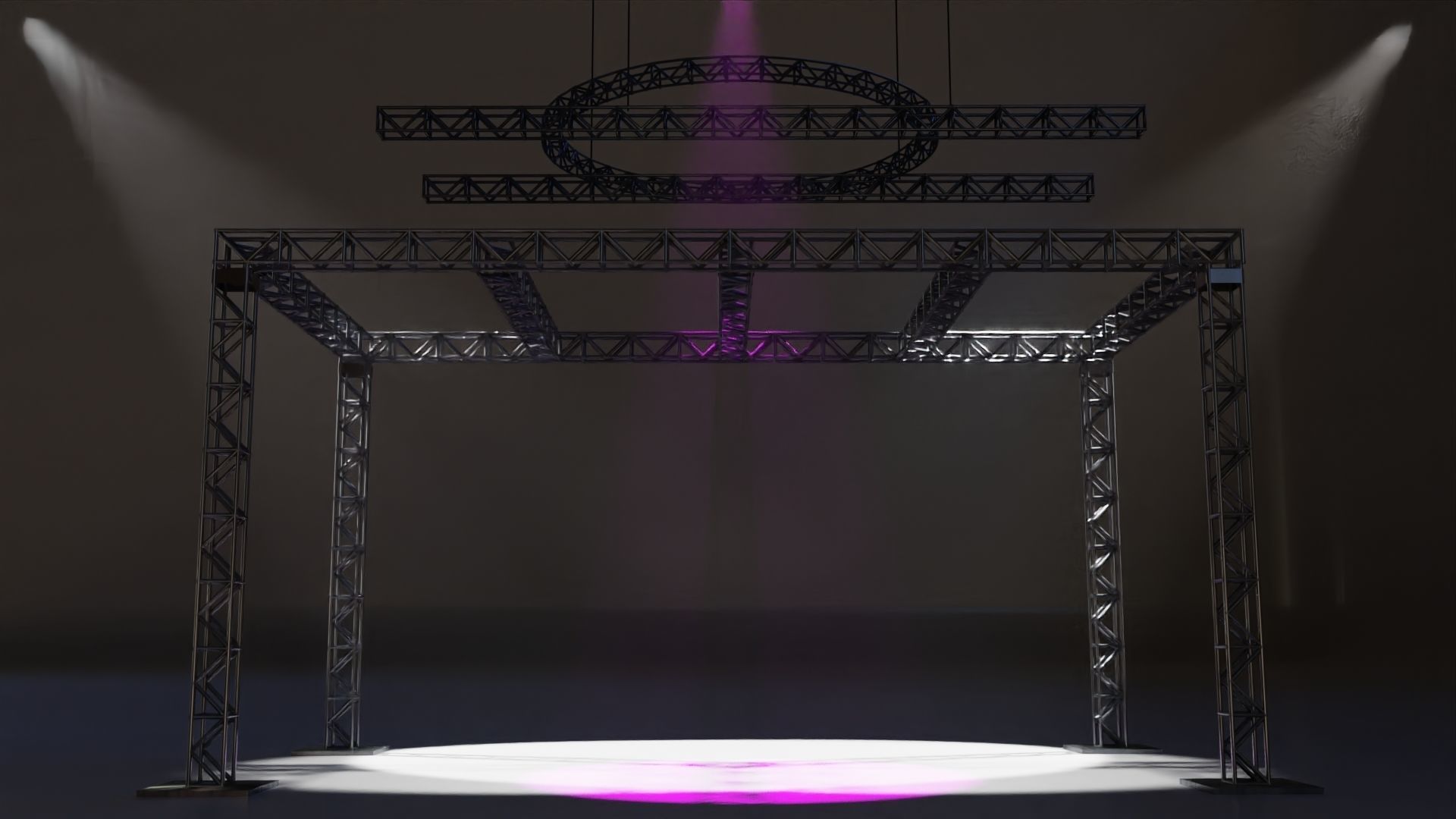 3D model Truss Set VR / AR / low-poly | CGTrader
