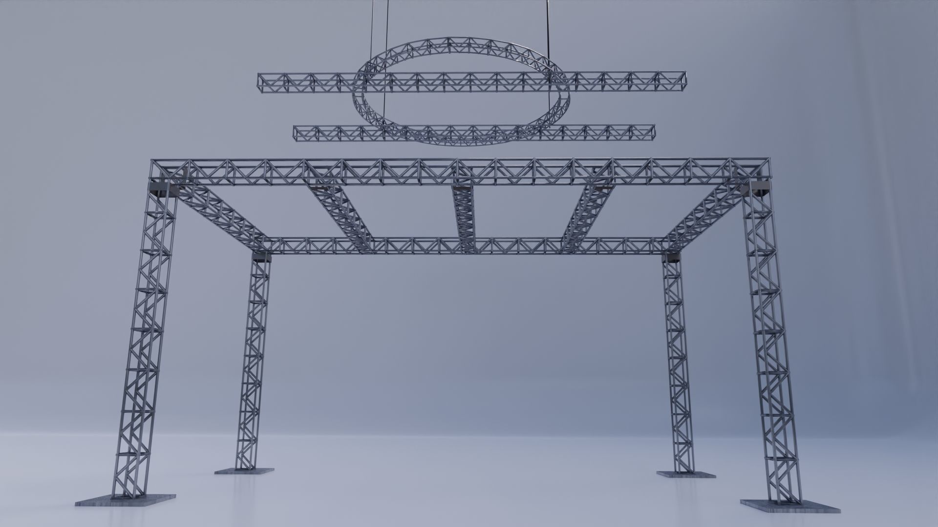 3D model Truss Set VR / AR / low-poly | CGTrader