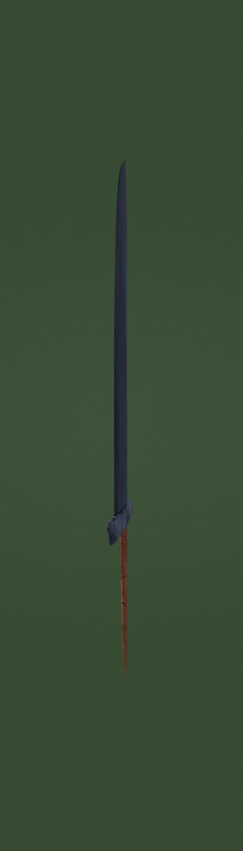 3D model Low quality model of low quality sword PBR low-poly game ready ...