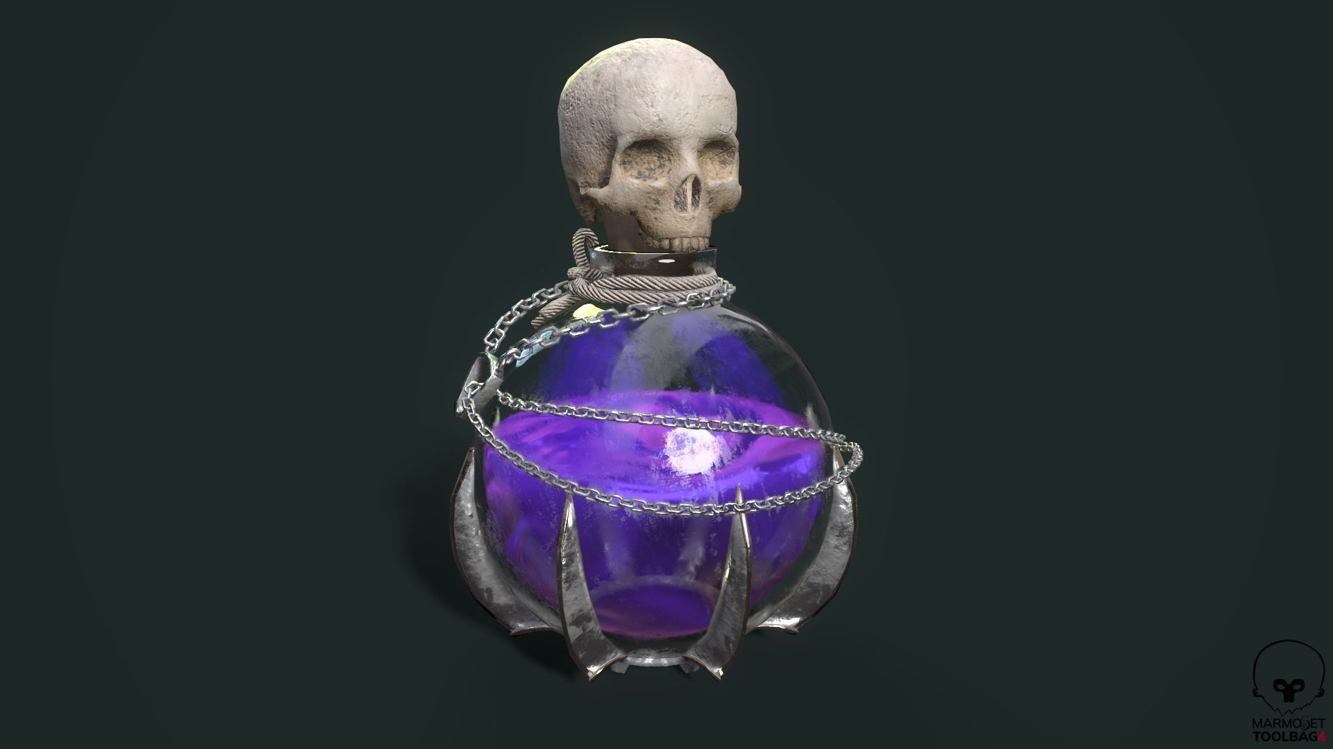 3D model Lowpoly Poison Potion Bottle VR / AR / low-poly | CGTrader