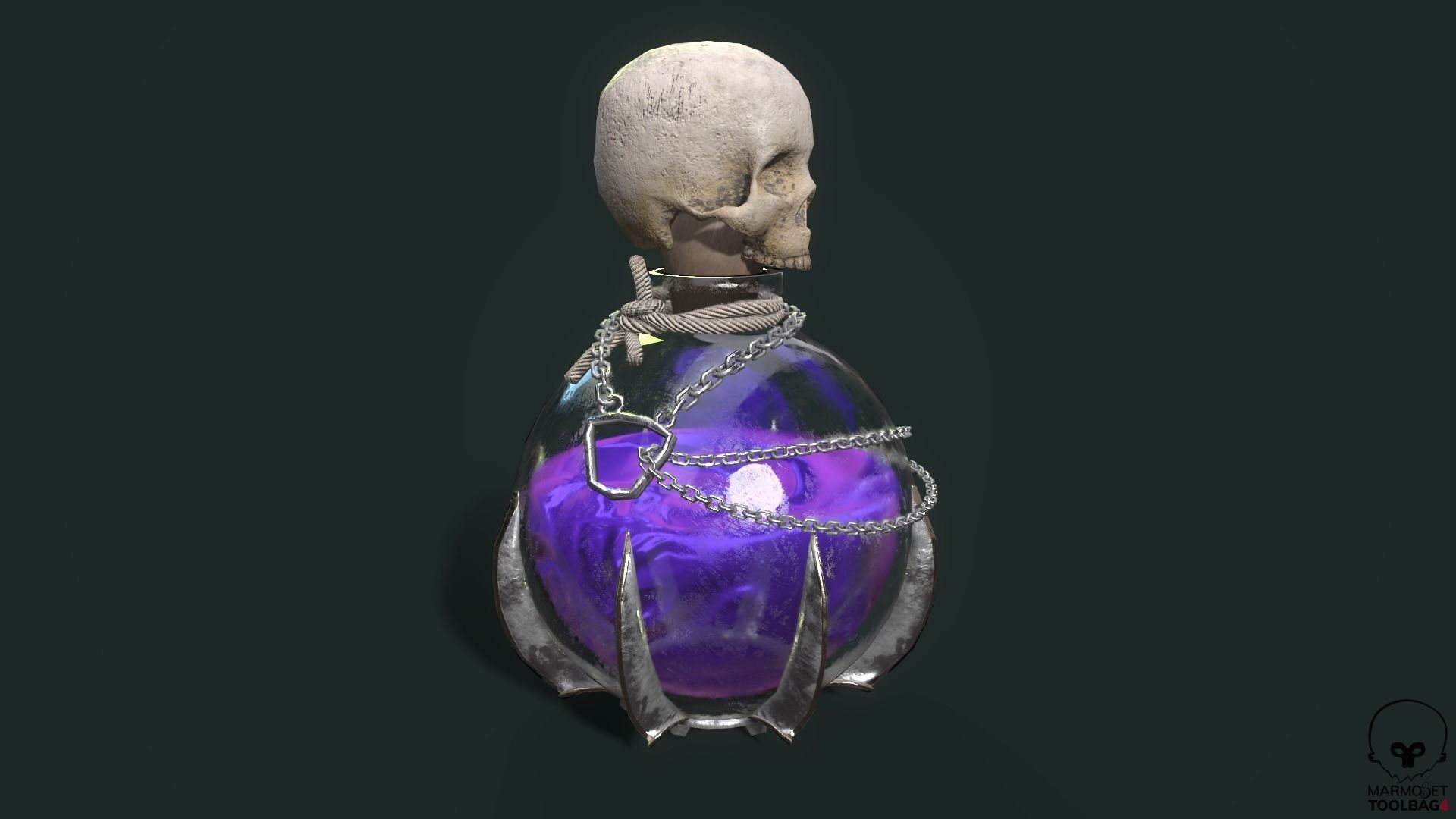 3D model Lowpoly Poison Potion Bottle VR / AR / low-poly | CGTrader