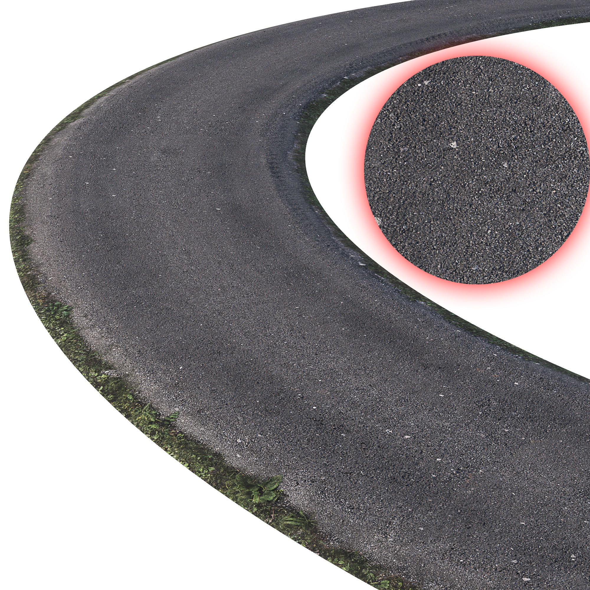 Ultra realistic Asphalt road HQ 3D model | CGTrader