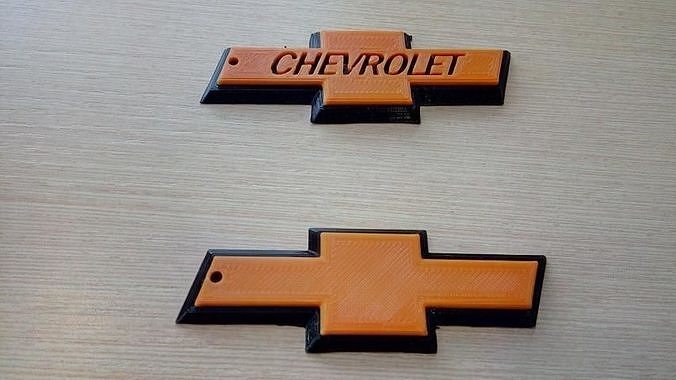 Chevrolet logo keychain 3D print model 3D print model 3D model 3D ...