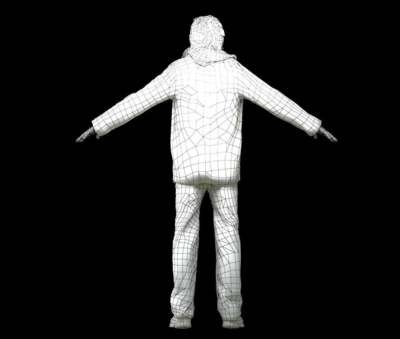 3D model Homeless Person Josh VR / AR / low-poly | CGTrader