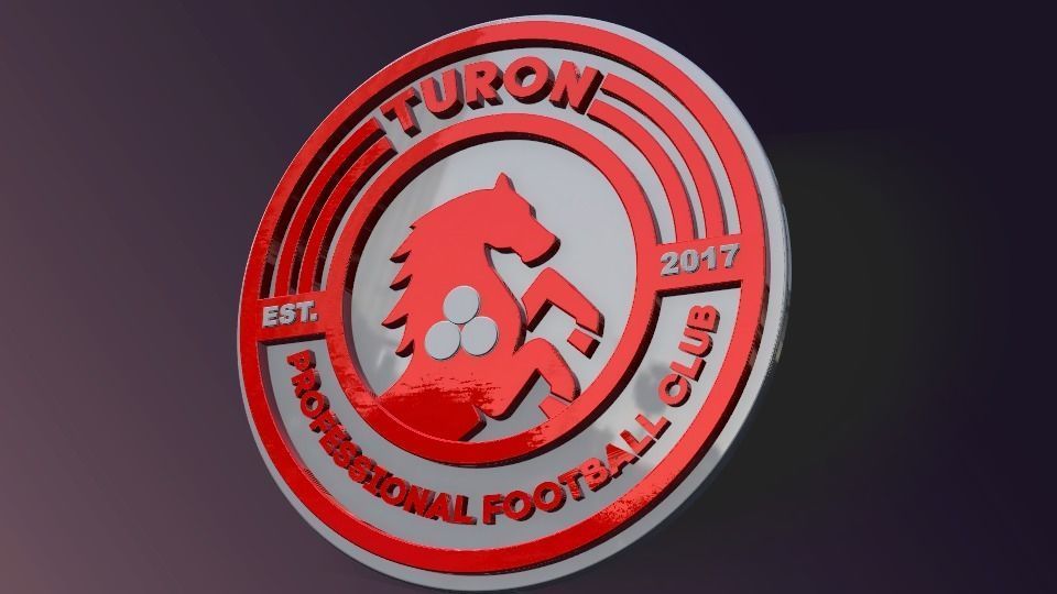 PFC TURON LOGO UZBEKISTAN YAYPAN 3D model | CGTrader