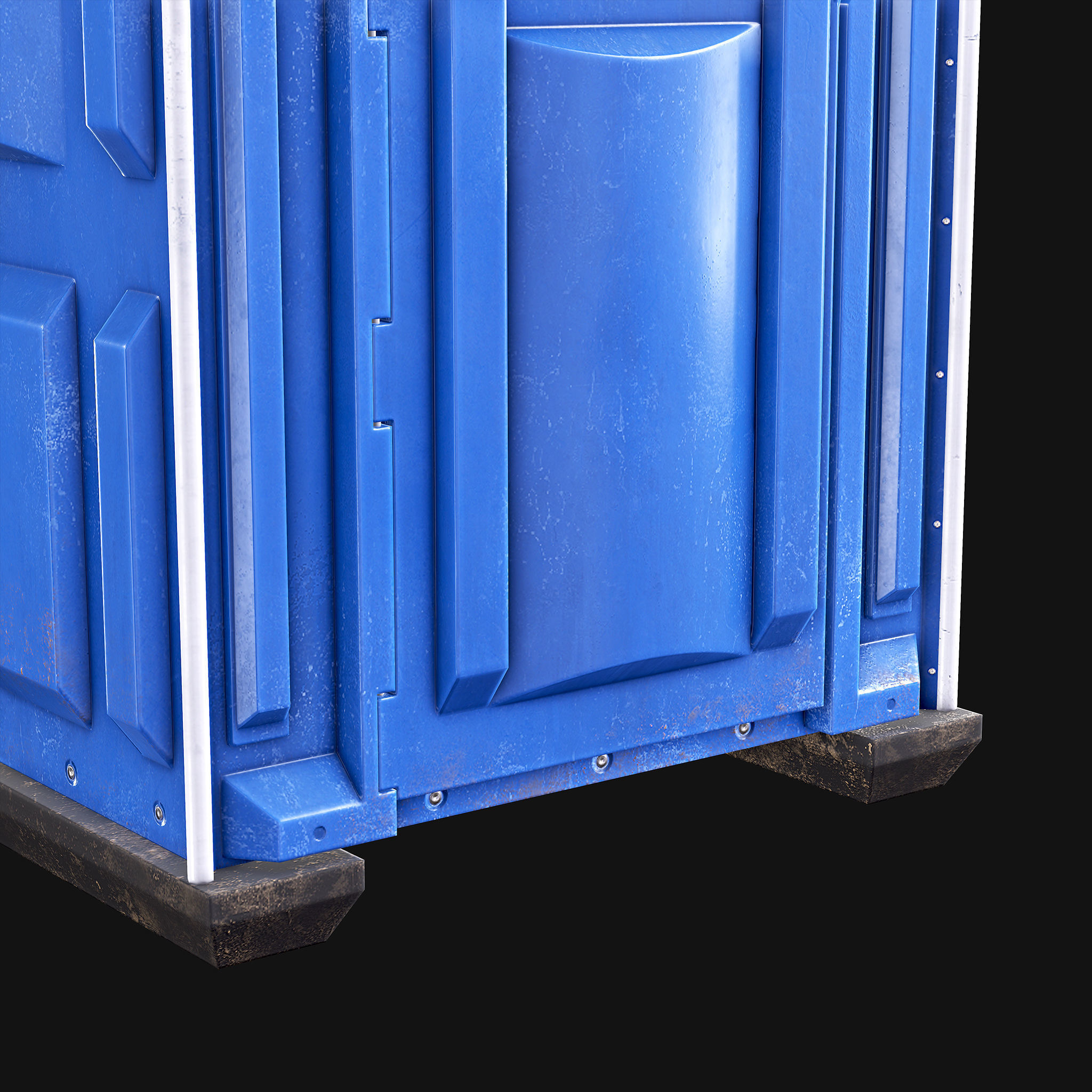3D model Portaloo Portable Toilet VR / AR / low-poly | CGTrader