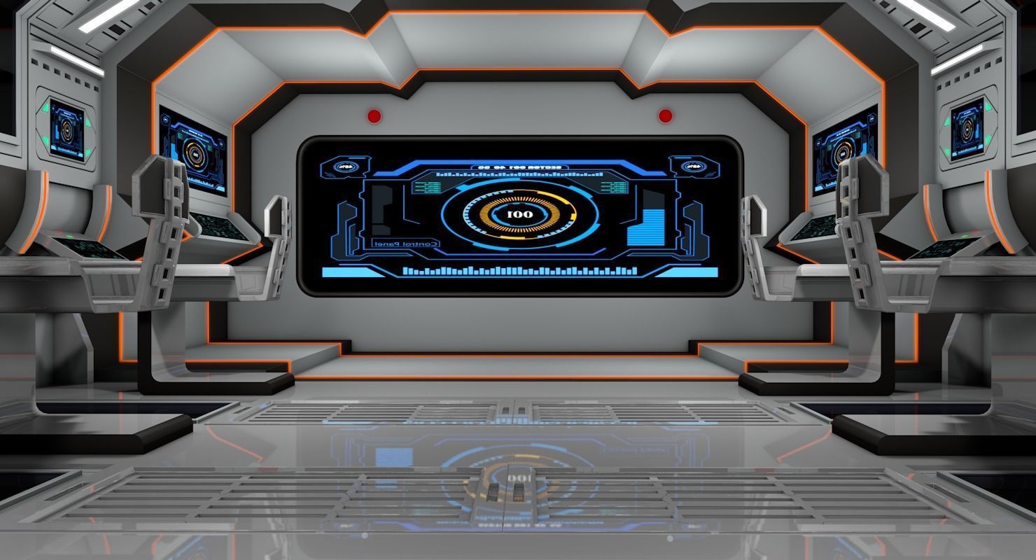 Spaceship Interior 3D model | CGTrader