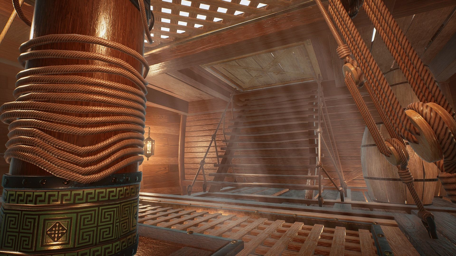 3D model Antique Ship Trireme with interior VR / AR / low-poly | CGTrader