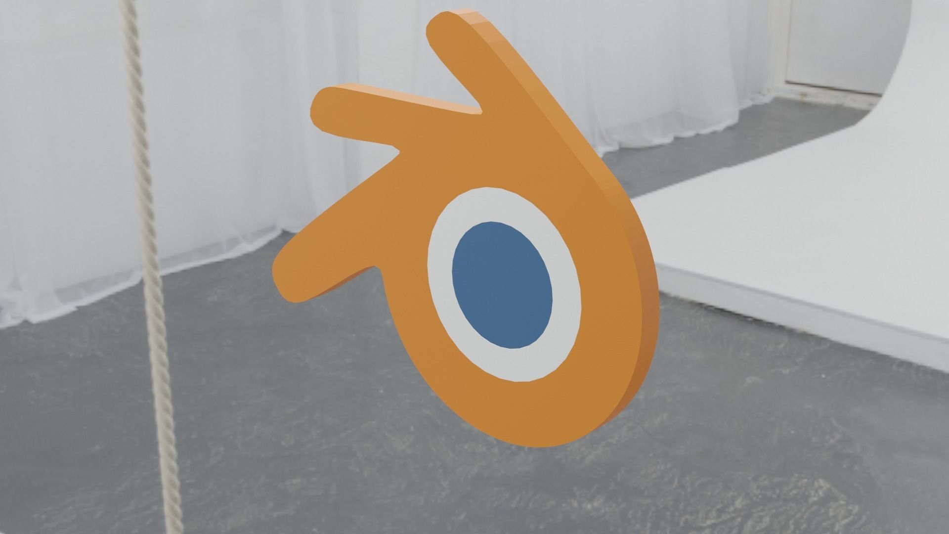 Blender Logo 3D Model free VR / AR / low-poly 3D model | CGTrader