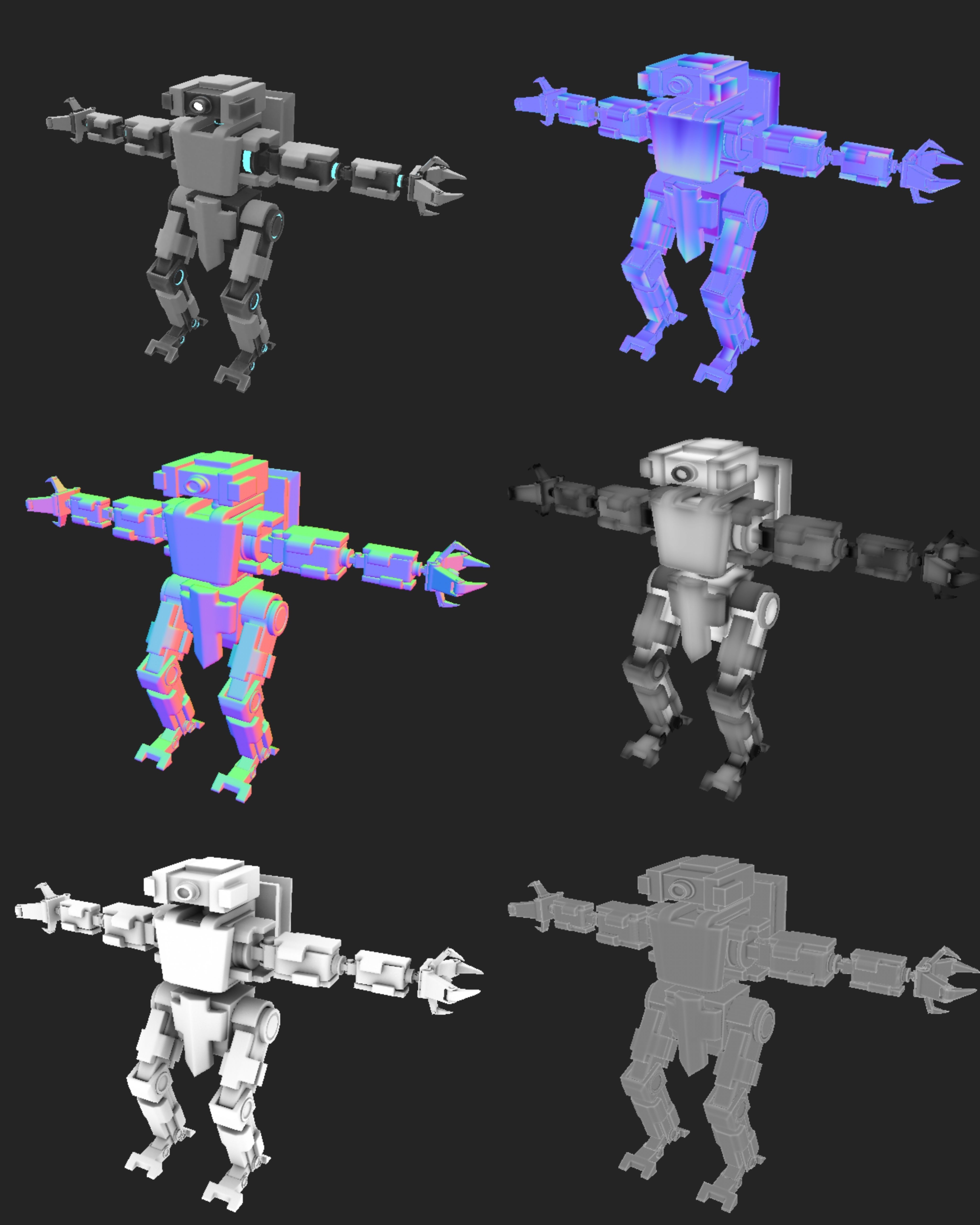 3D model Stylized Robot VR / AR / low-poly | CGTrader