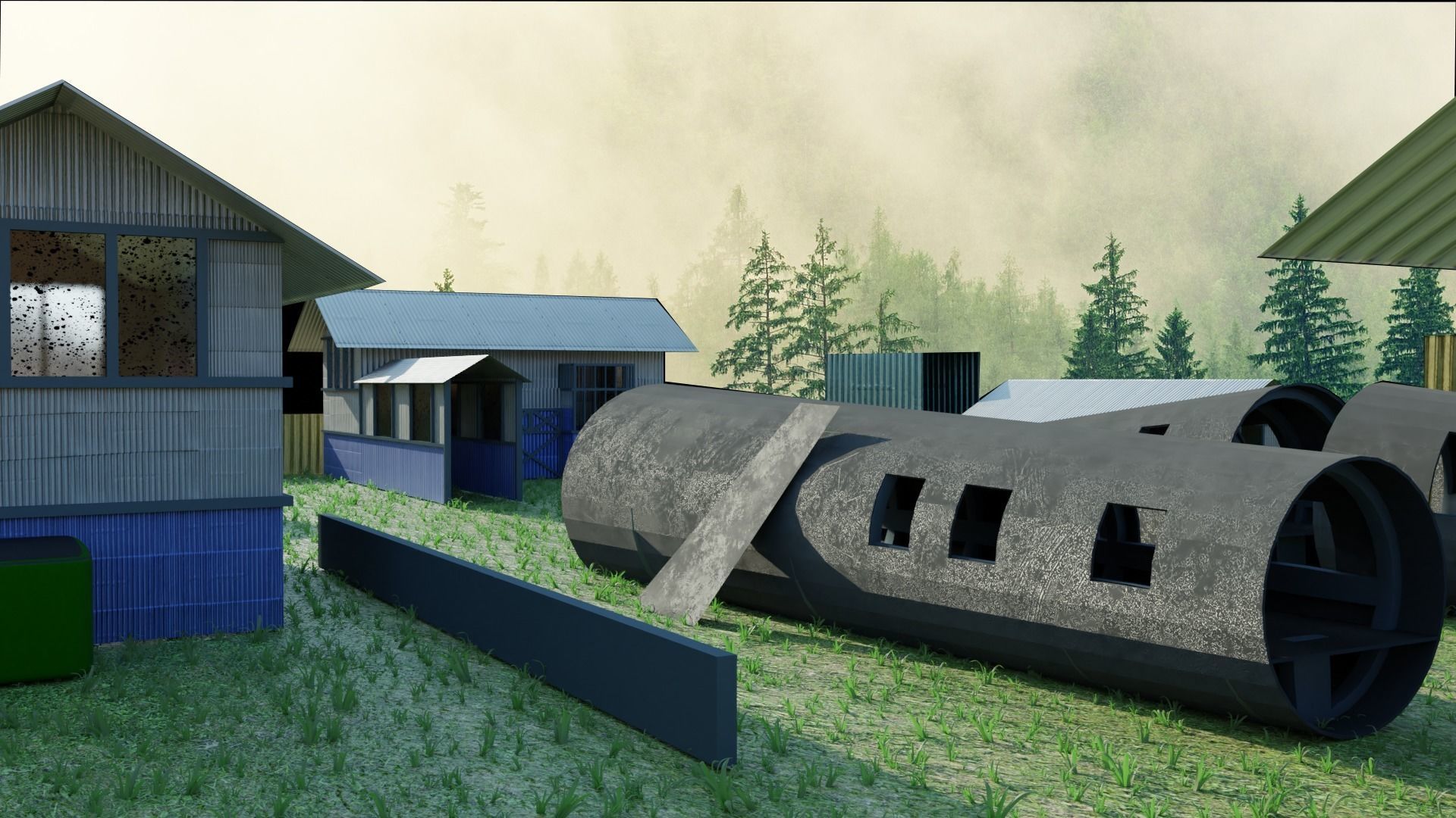 Scrapyard Environment 3D model | CGTrader