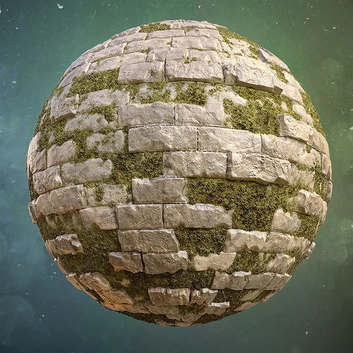 Medieval Brick Wall PBR Texture | CGTrader