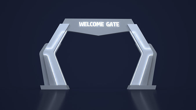 WELCOME GATE EVENT 01 3D model | CGTrader