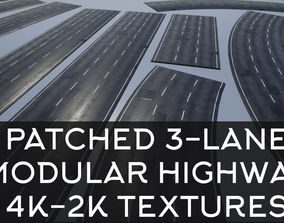 Three lane 3D Models | CGTrader