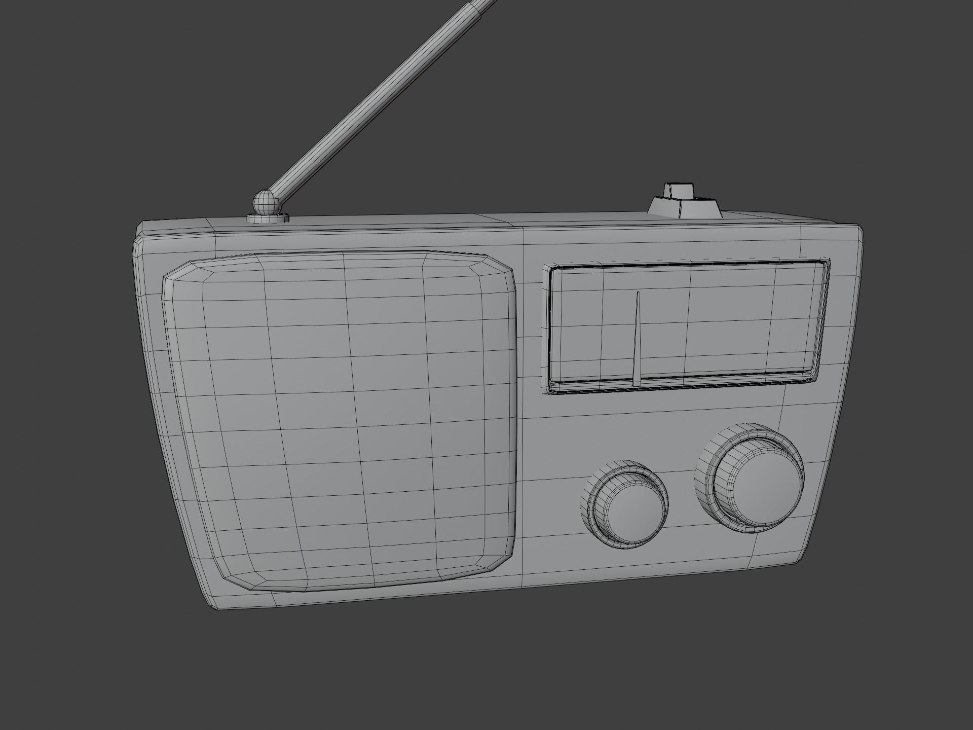 3D model Radio Simple VR / AR / low-poly | CGTrader