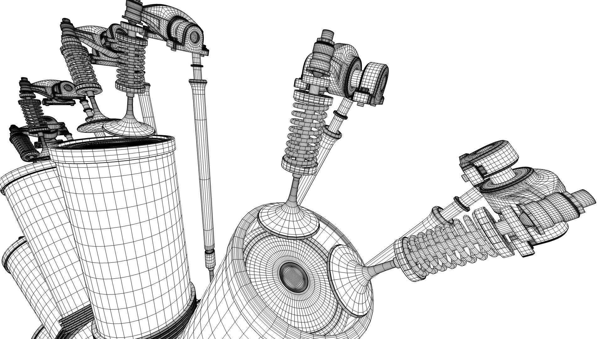 AirCraft Engine 3D model animated rigged | CGTrader