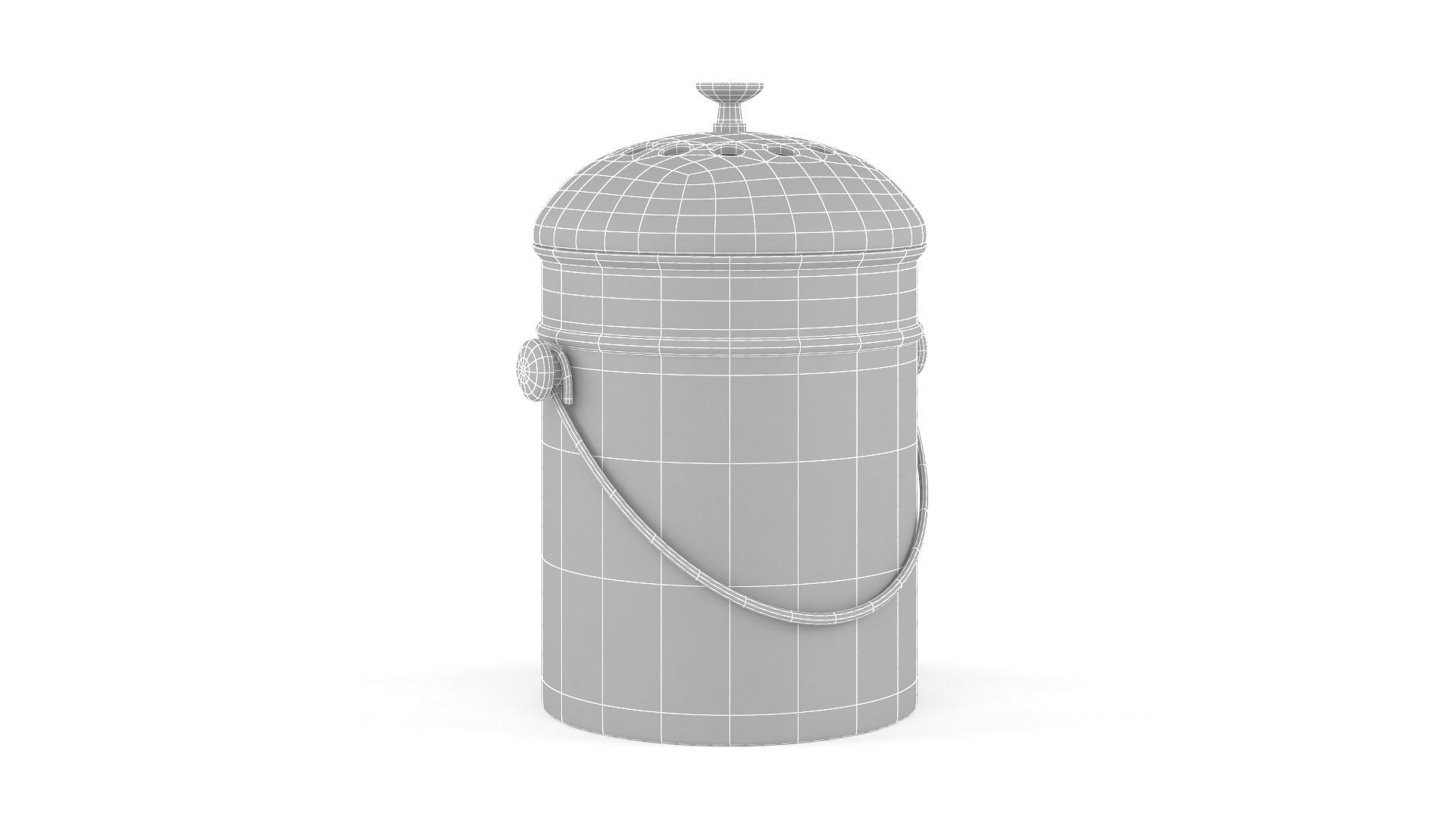 Kitchen Compost Bin 3D model | CGTrader