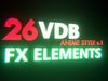 26 VDB FX ELEMENT ANIME STYLE v1 3D model animated | CGTrader