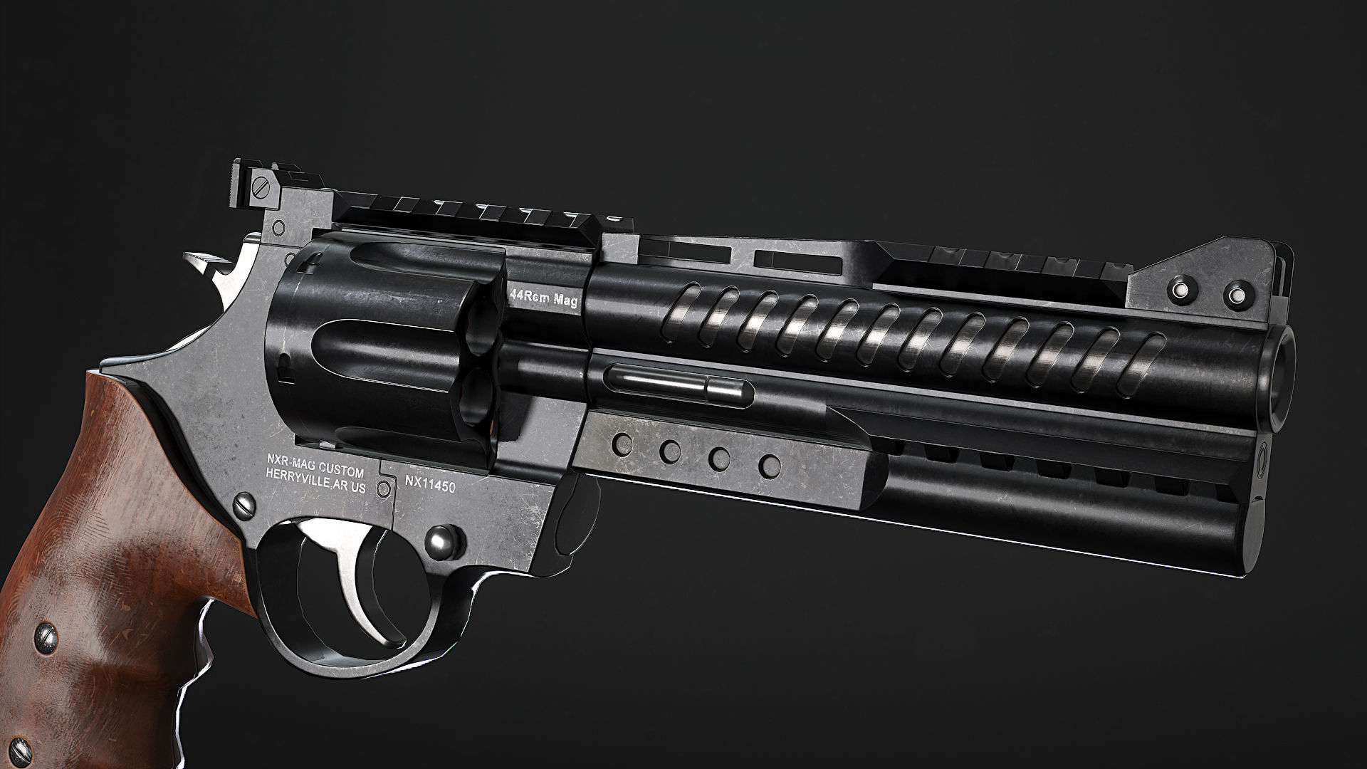 3D model NXR 44 Magnum VR / AR / low-poly | CGTrader