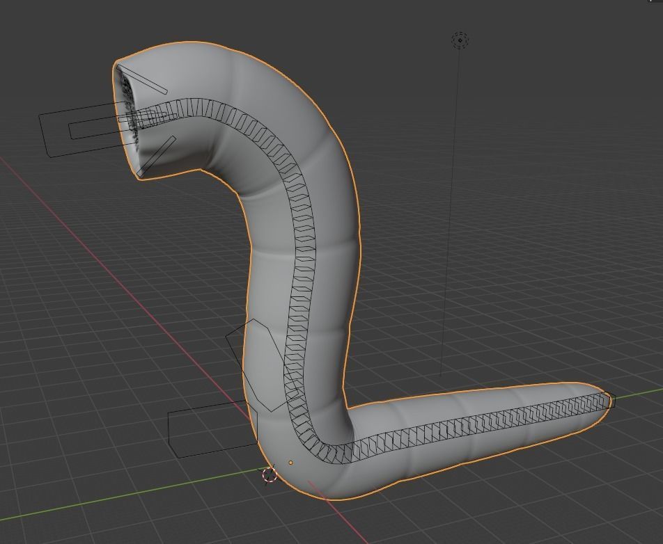 3D model Sandworm From Dune Rigged Sci-fi Character VR / AR / low-poly ...