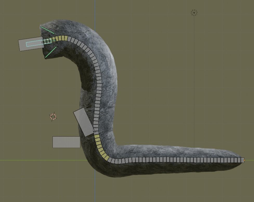 3D model Sandworm From Dune Rigged Sci-fi Character VR / AR / low-poly ...