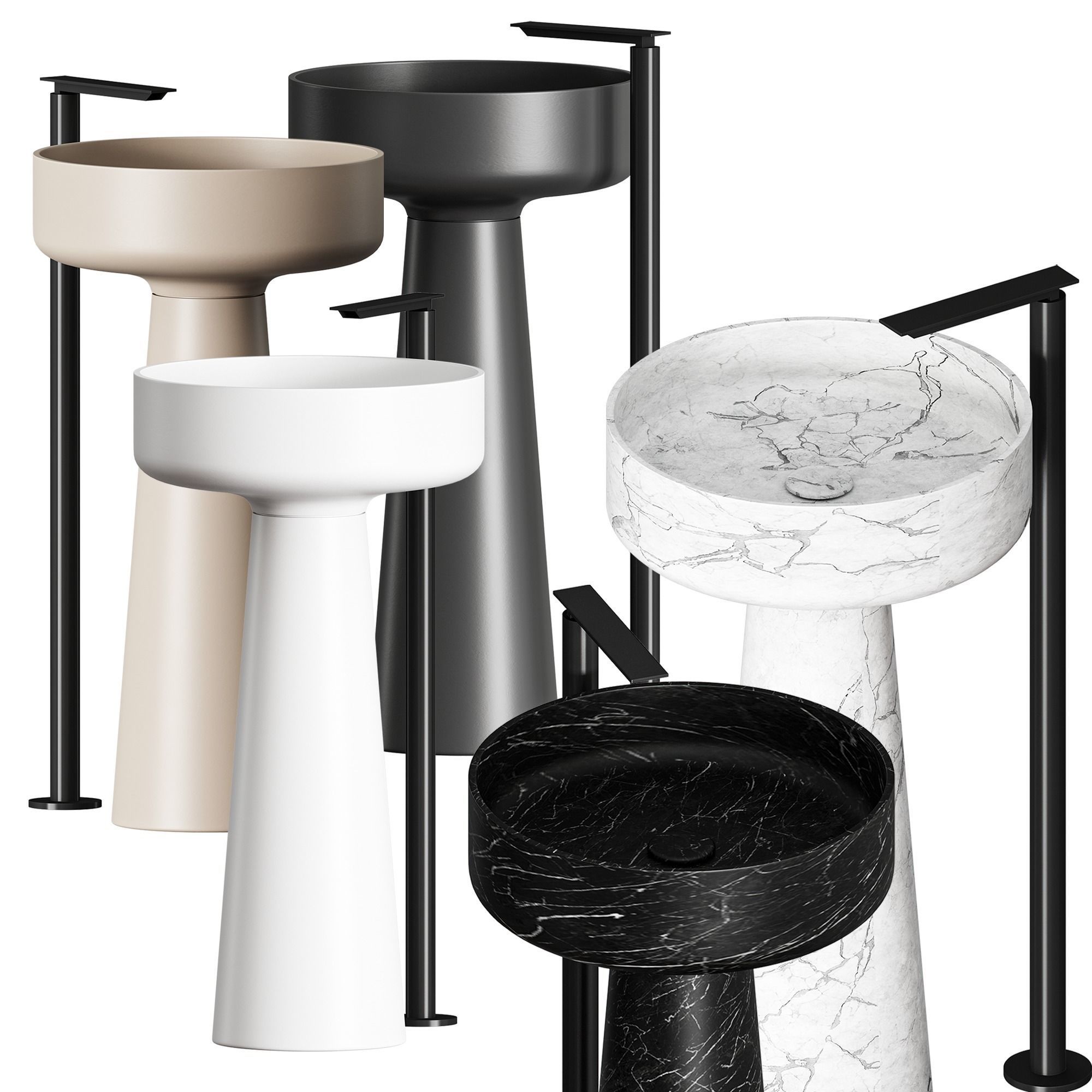 Agape BJHON Washbasin 3D model | CGTrader