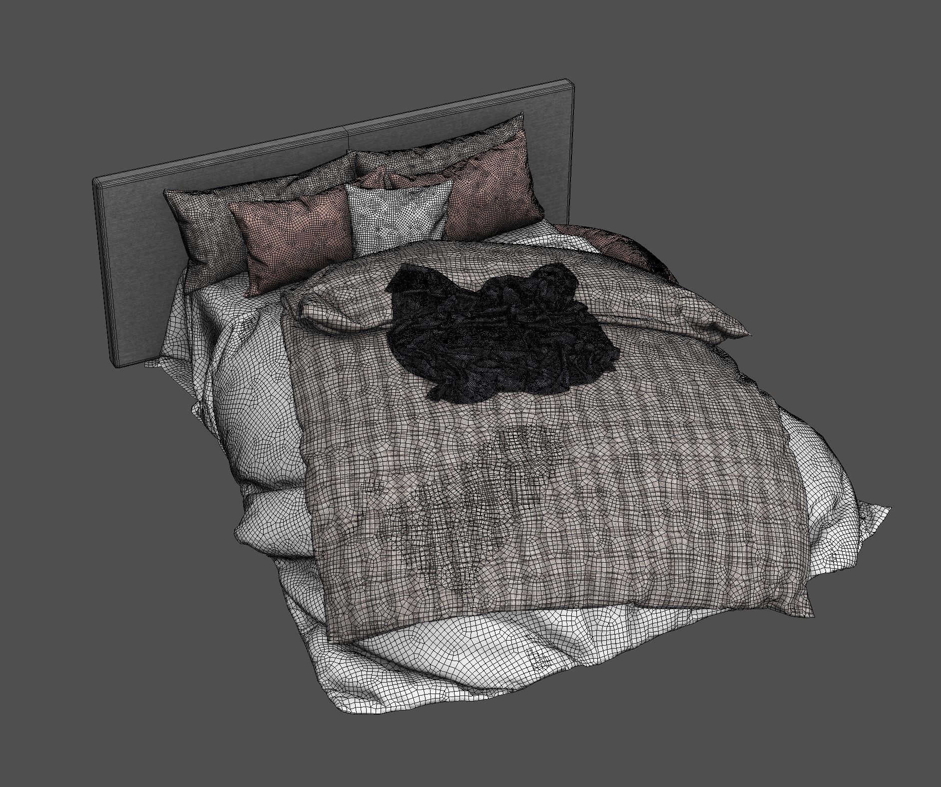 Bed 01 free 3D model | CGTrader