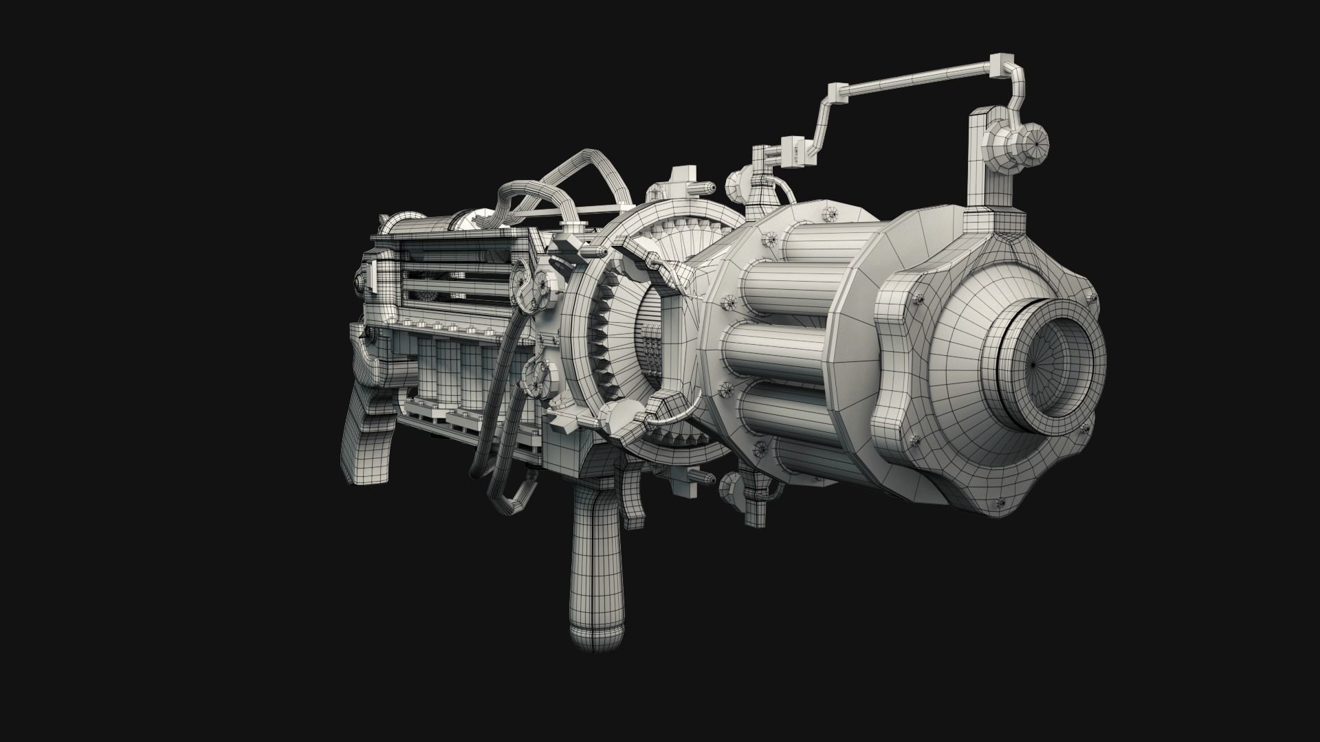 Rail gun 3D model | CGTrader